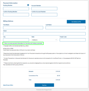 Instructions for Tenant Login & Autopay – 7 Storage